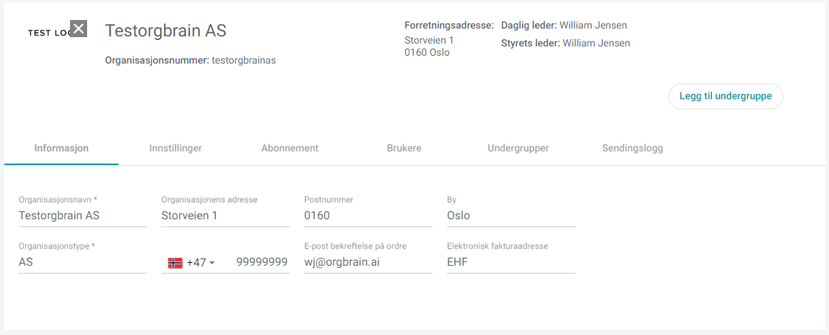 Introduksjon – Orgbrain Support